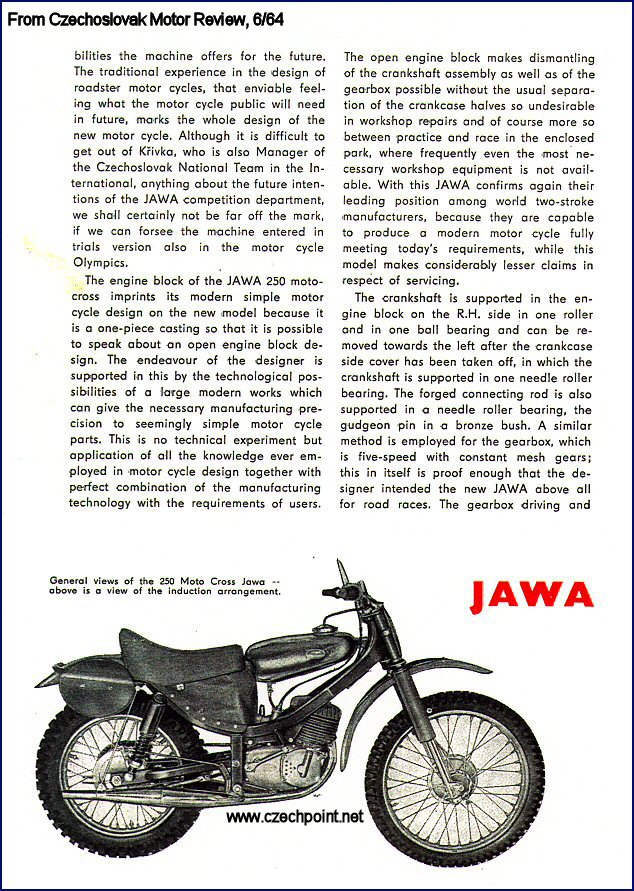 The Jawa Banana Frame Motocrossers